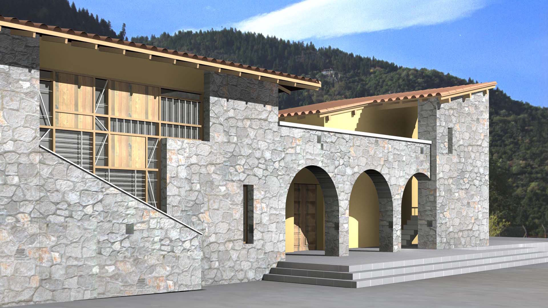 Σκευοφυλακειο Ιερας Μονης Αγαθωνος - VTria Architects